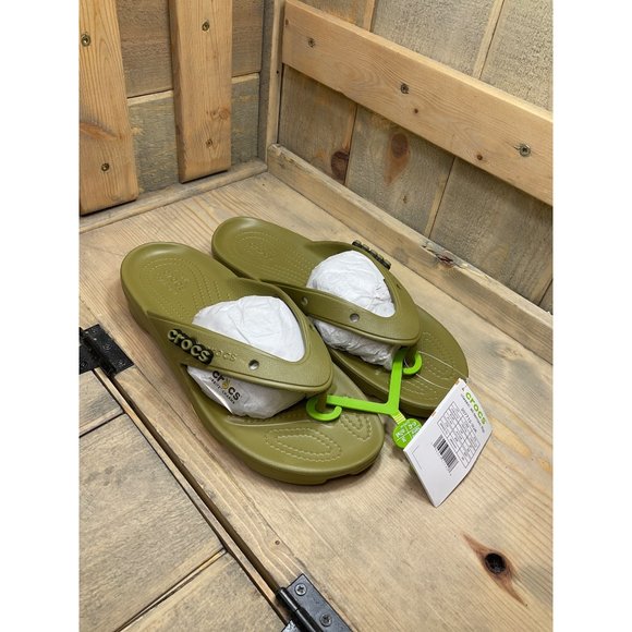 CROCS | Shoes | New Crocs Unisex Mens 8womens Olive Aloe Classic All ...